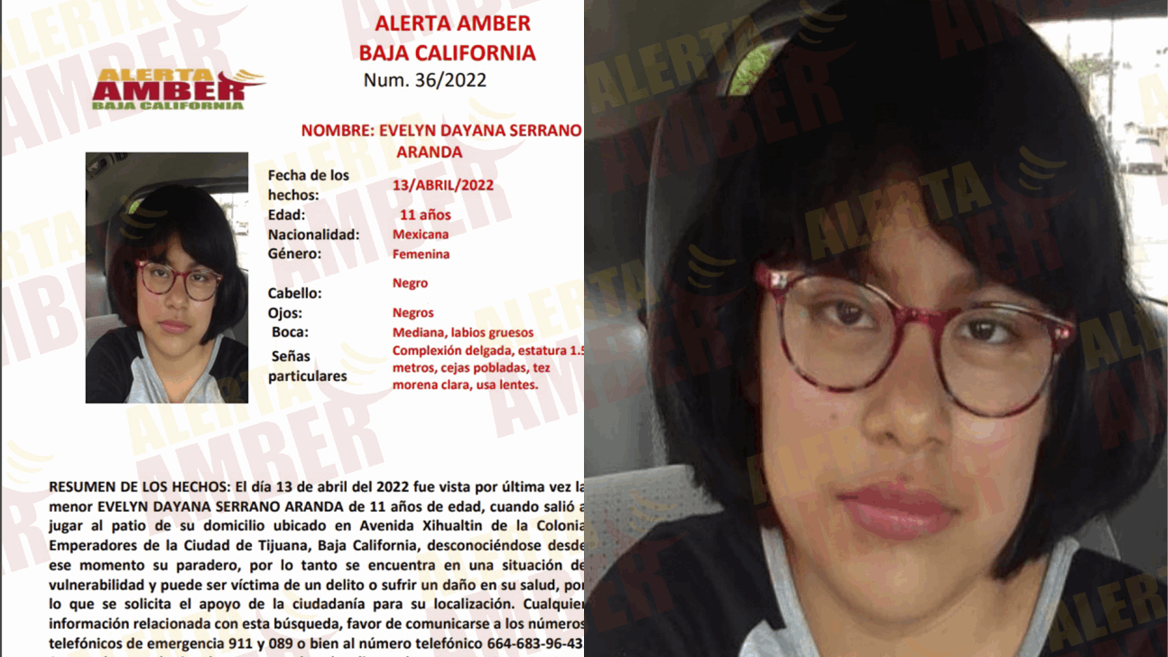 Activan Alerta Amber por Evelyn Dayana Serrano Aranda - El Mexicano