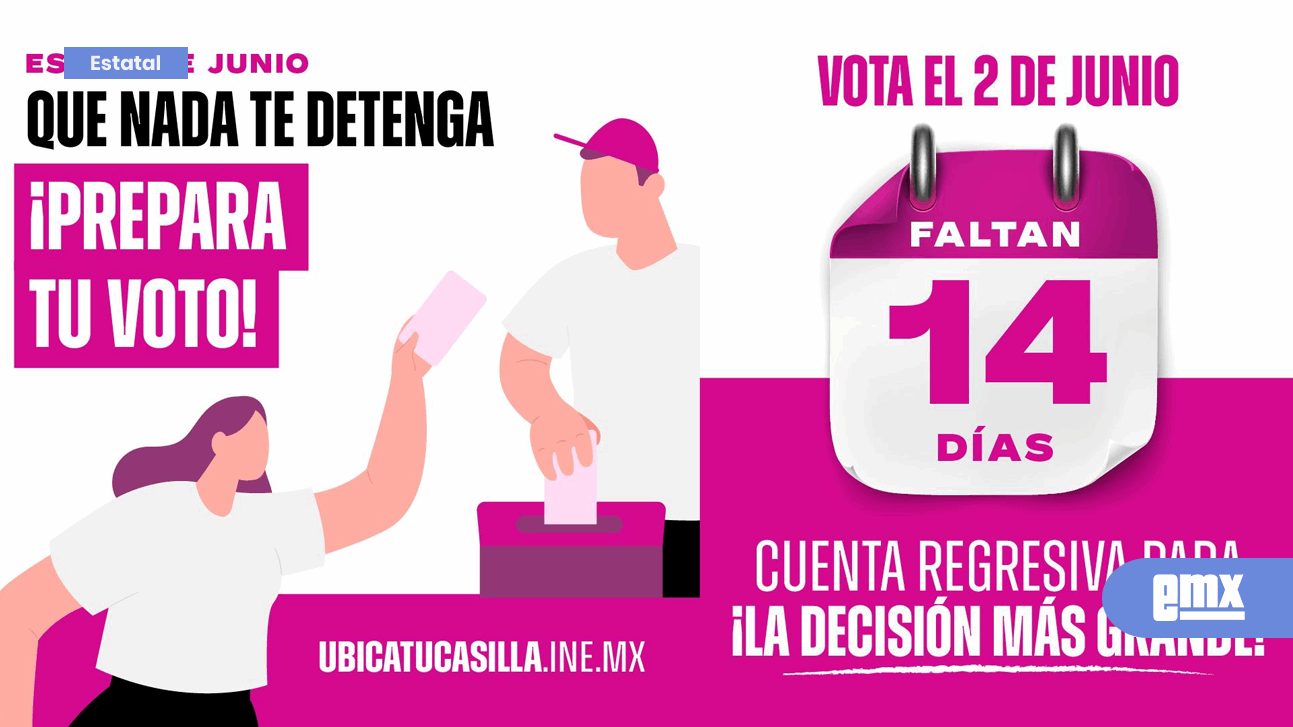 Este 2 de junio, asegúrate de saber dónde emitir tu voto - El Mexicano