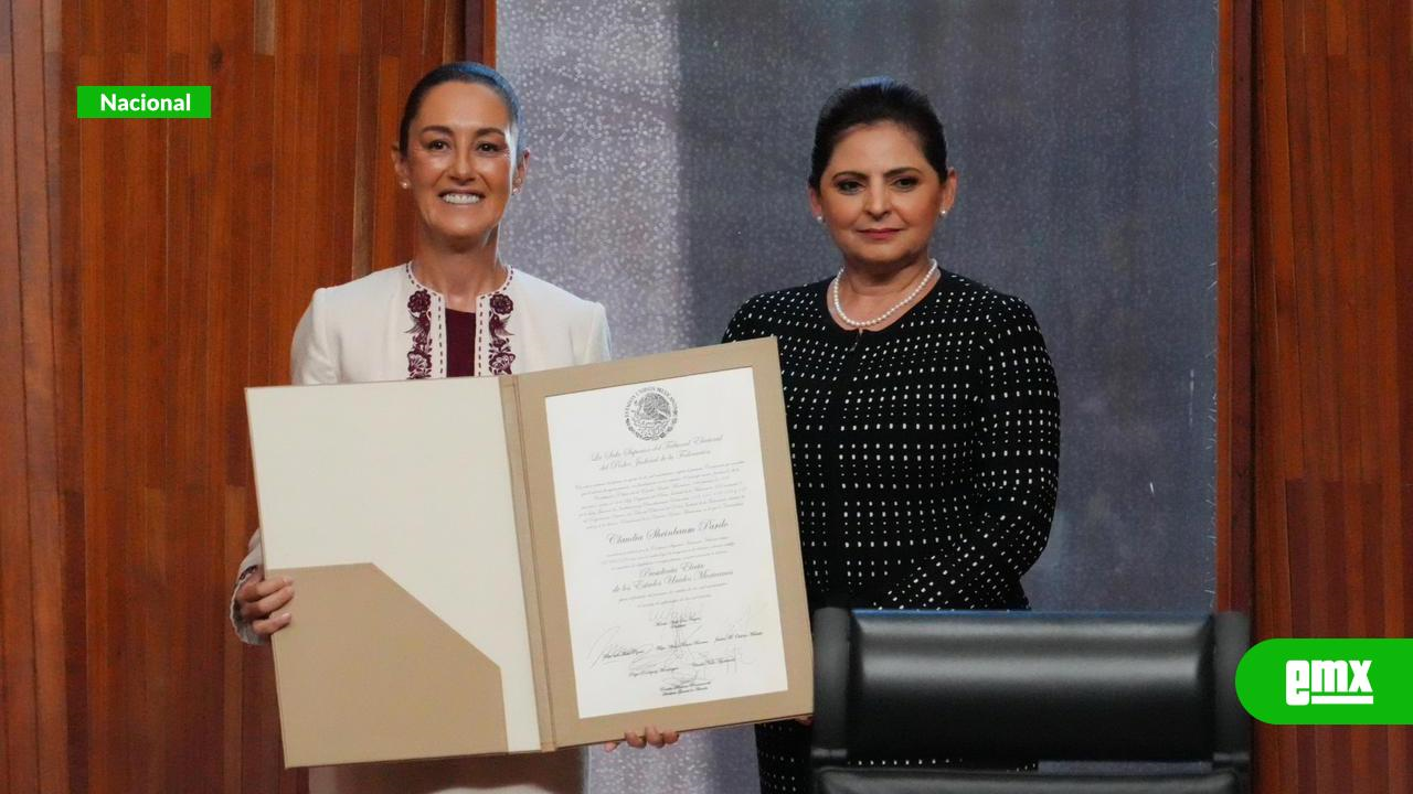Sheinbaum recibe constancia como presidenta electa - El Mexicano